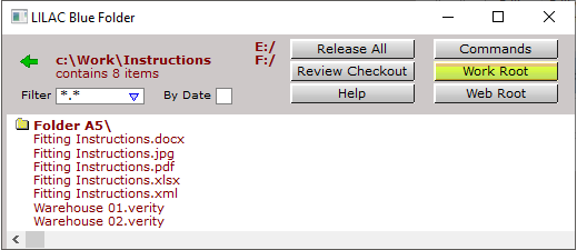 - Blue Folder and Verity