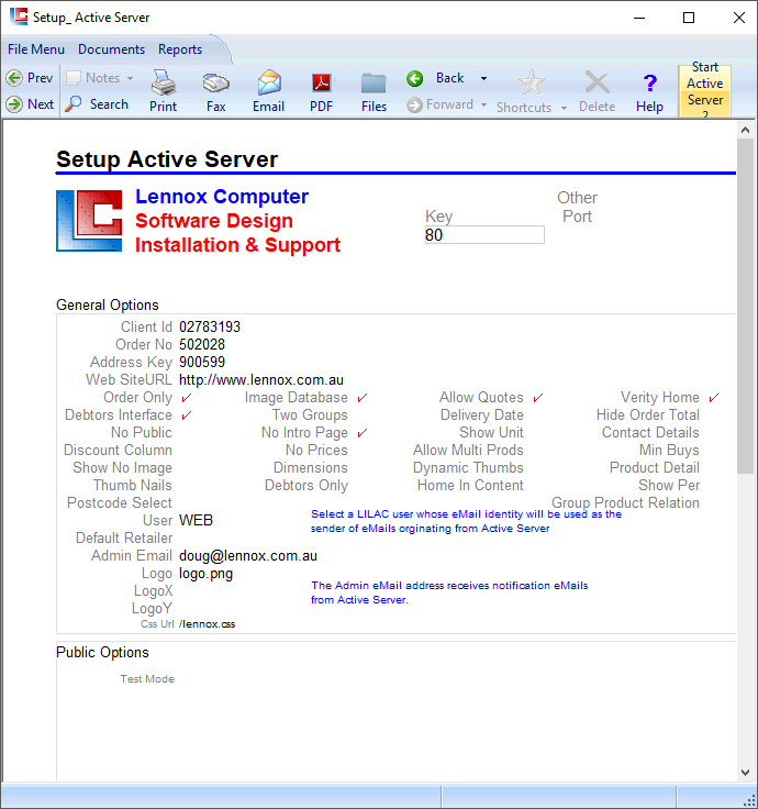 Restart Active Server