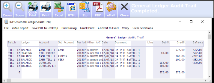 Sales Reconcile Till